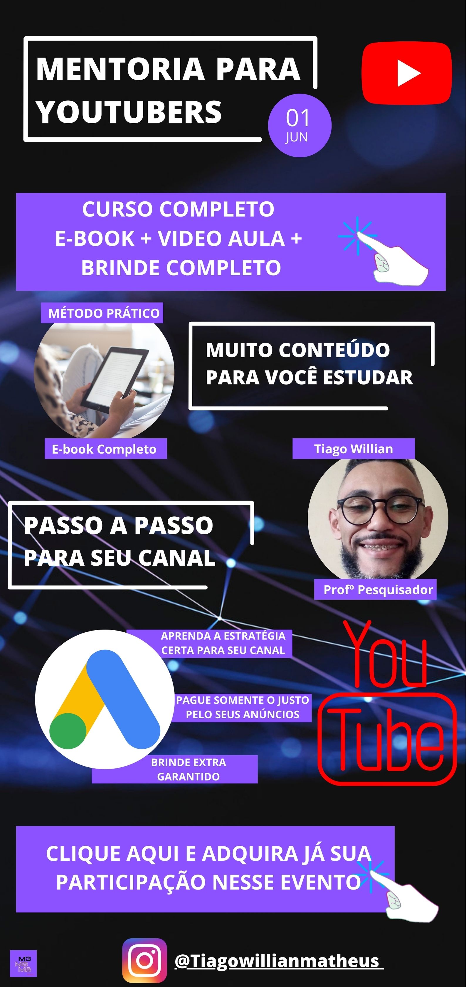 Mentoria para YouTubers - Professor Tiago | Hotmart