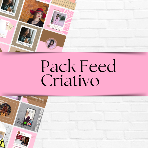 Pack Feed Criativo - Bruna Muller de Medeiros Vargas | Hotmart