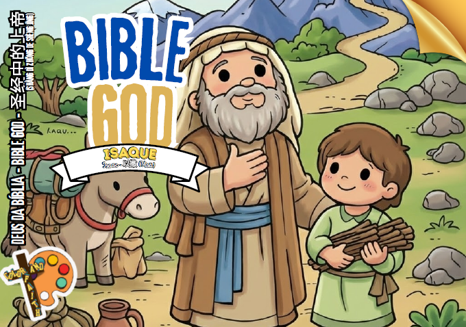 Isaque – A Promessa Cumprida de Deus | Livro Bíblico de Colorir par...