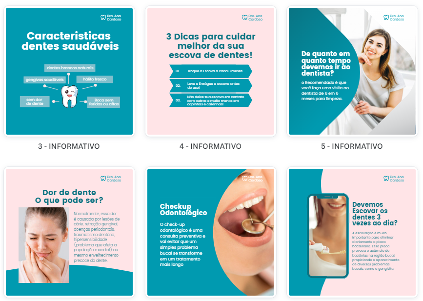 Pack Canva Odonto (Pacote Basic) - Canva para empreendedoras | Hotmart