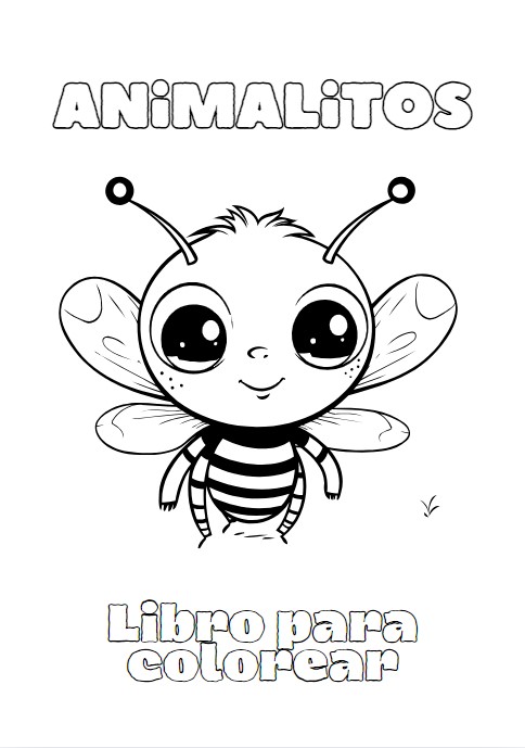 Libro Ilustrado de Animales para Colorear (Formato Digital) - María...