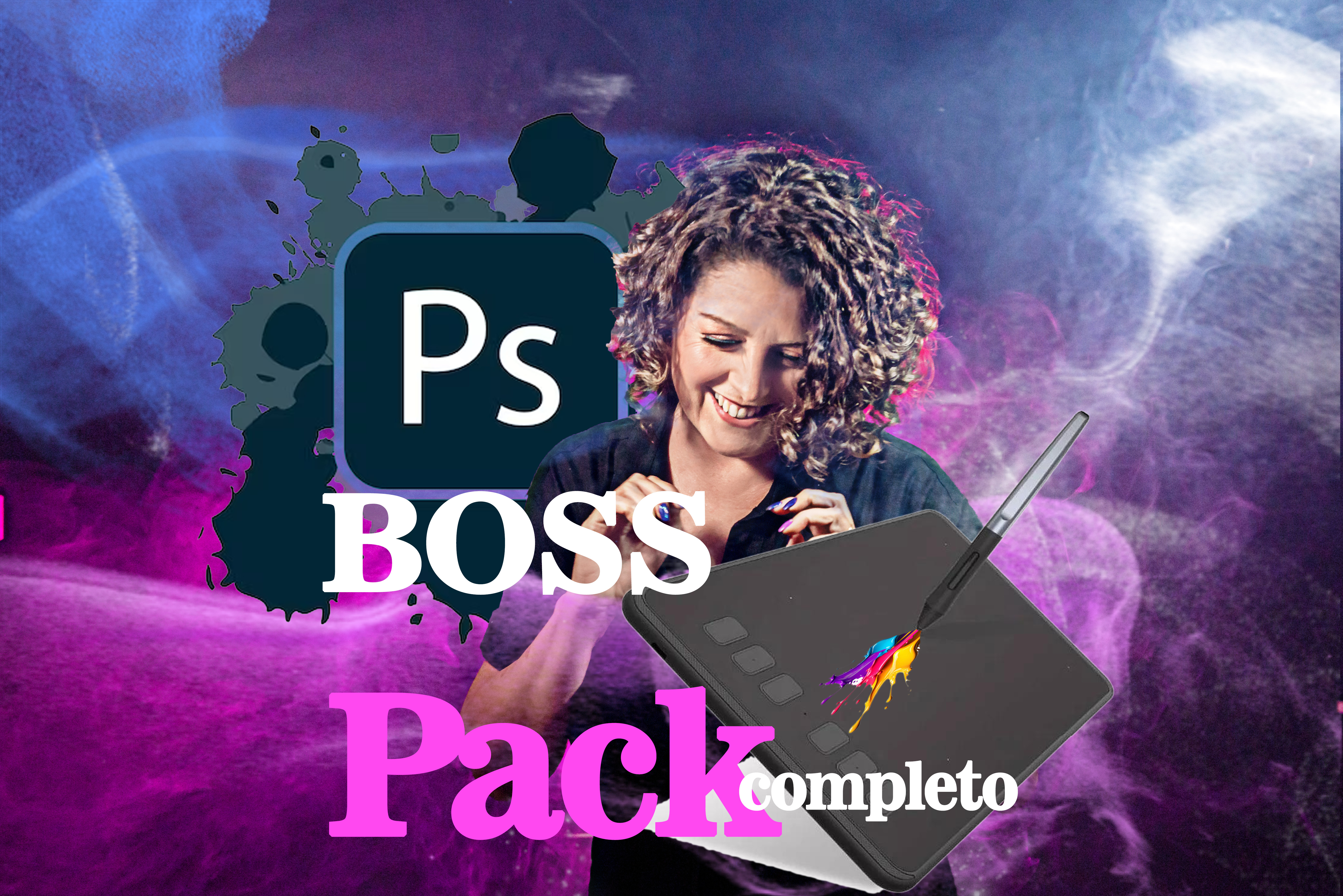 Photoshop BOSS - master pack de brushes - Chandra Cardoso Petry | H...
