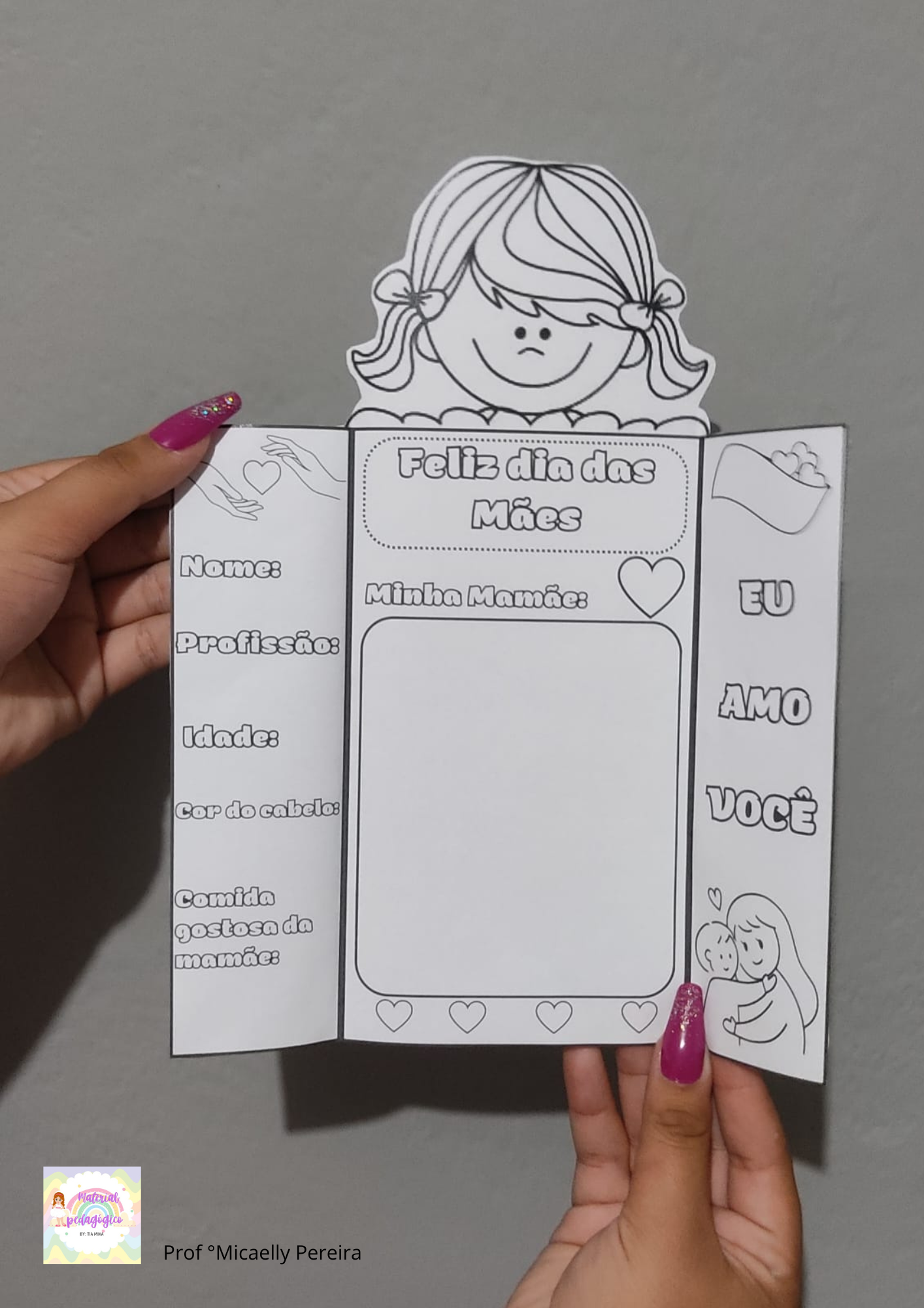 LAPBOOK DIA DAS MÃES ️🌸