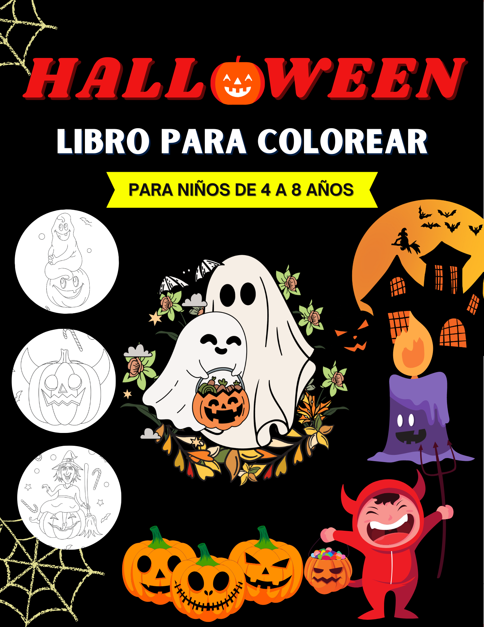Libro para colorear Halloween - Luis Chamorro | Hotmart