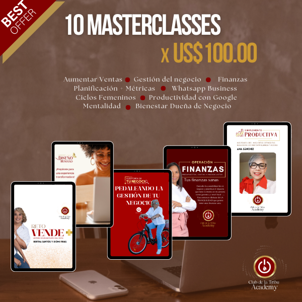 Masterclasses Crecemos Juntas – Serie 2024