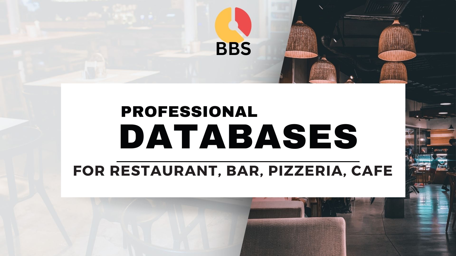 Database for Restaurants, Bars, Pizzerias, Cafés - Inventory and Sales ...