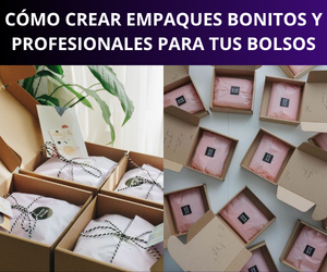 Cómo Crear Empaques Bonitos y Profesionales para tus Bolsos - leona...