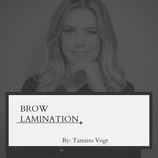 Brow Lamination por Tami Vogt