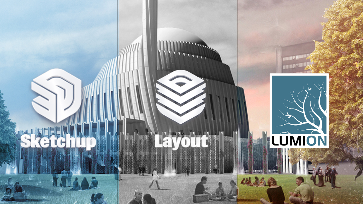 Master in 3D Design & Visualization: Sketchup+Layout+Lumion - M...