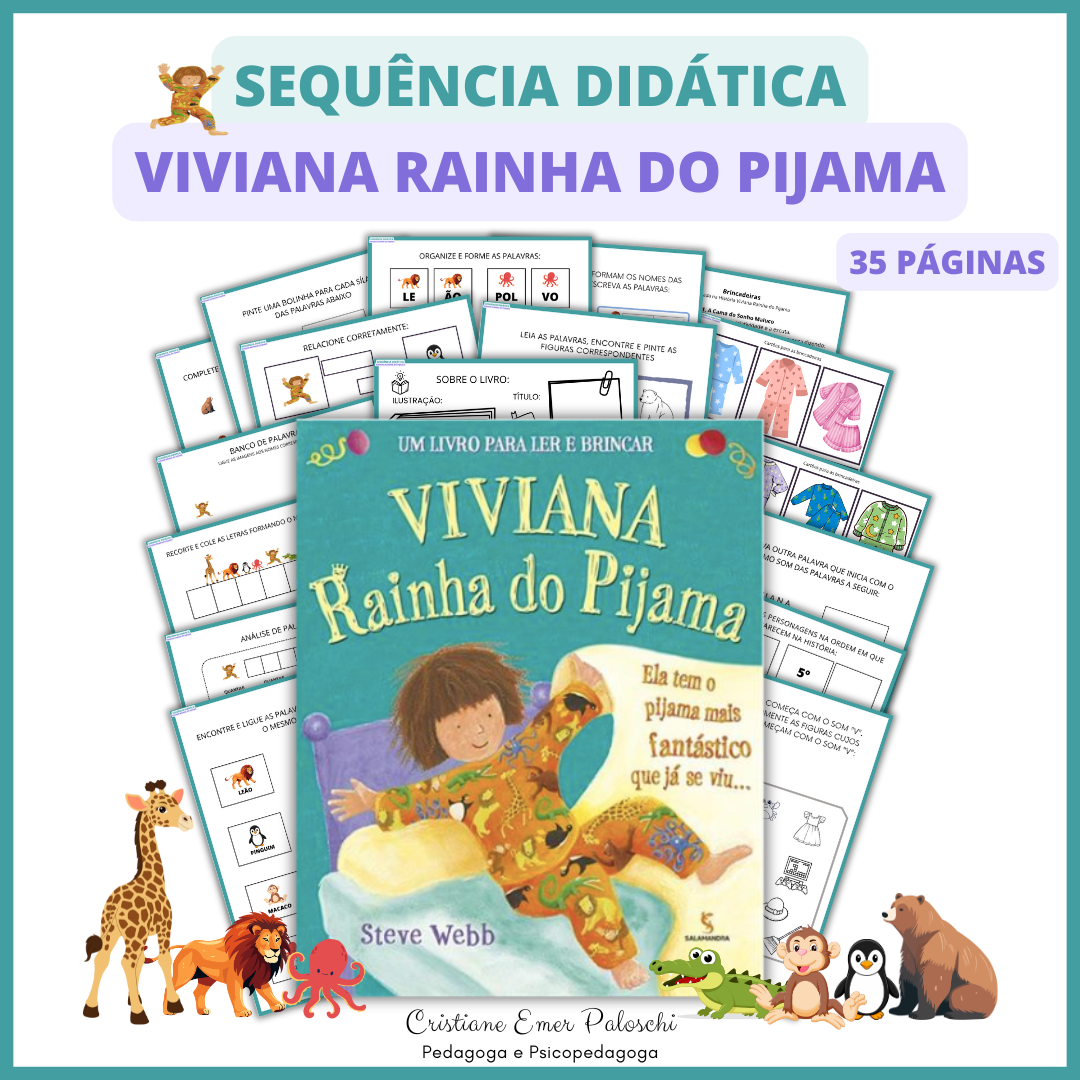 Sequência Didática Viviana Rainha do Pijama - Cristiane Emer Palosc...