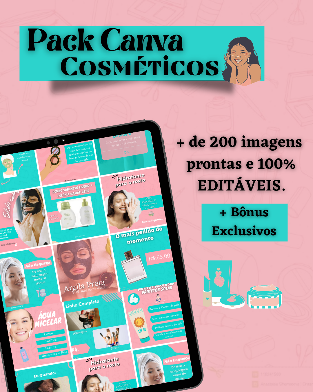 Pack Cosméticos - Joyce alves | Hotmart