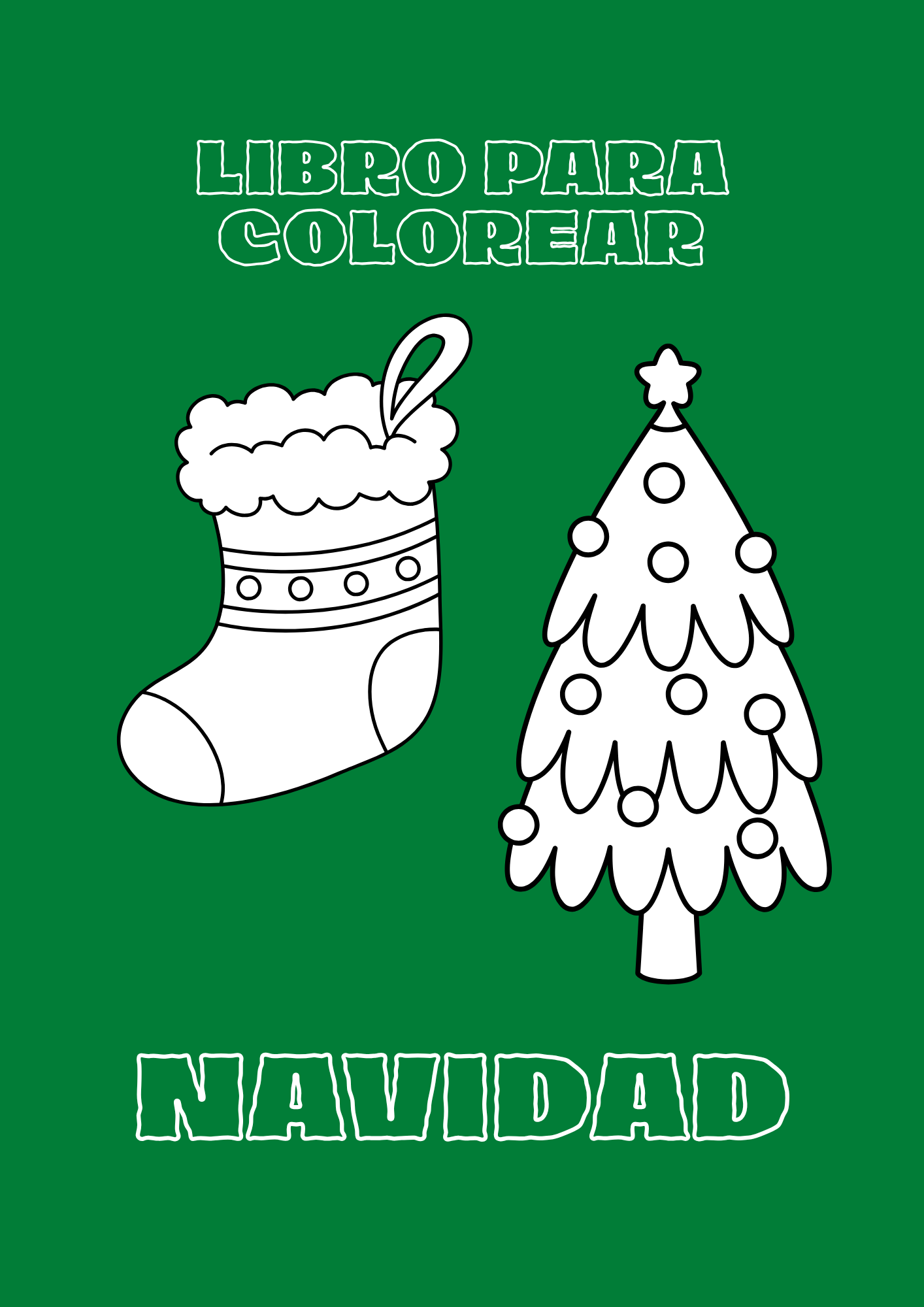 Libro de navidad - Para colorear | Hotmart