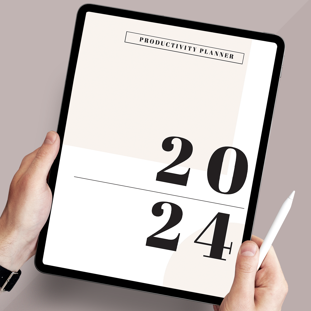 2024 Productivity Planner +200 Pages for Each month of the Year!