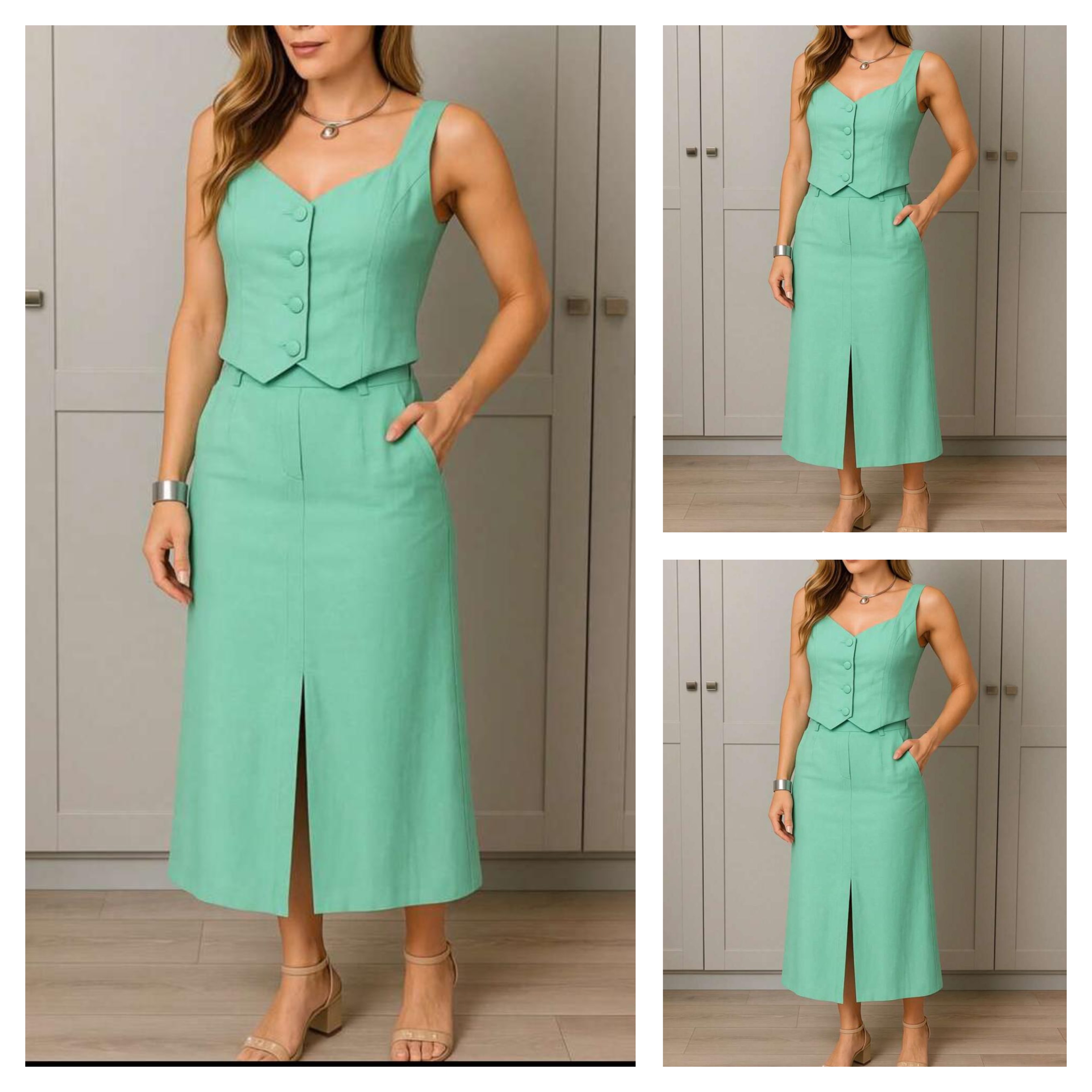 MOLDE EM PDF CONJUNTO SAIA E BLUSA - Universo dos moldes | Hotmart