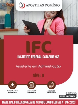 Apostila IFC 2023 (Instituto Federal Catarinense) - Assistente em A...