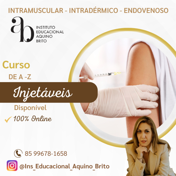 Curso de Injetável Intramuscular/ Subcutâneo/ Intradérmico / Endove...
