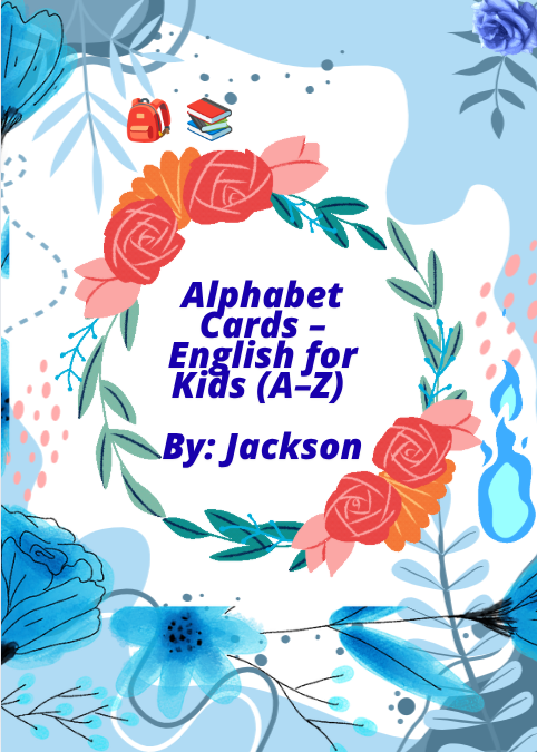 Alphabet Cards – English for Kids (A–Z)