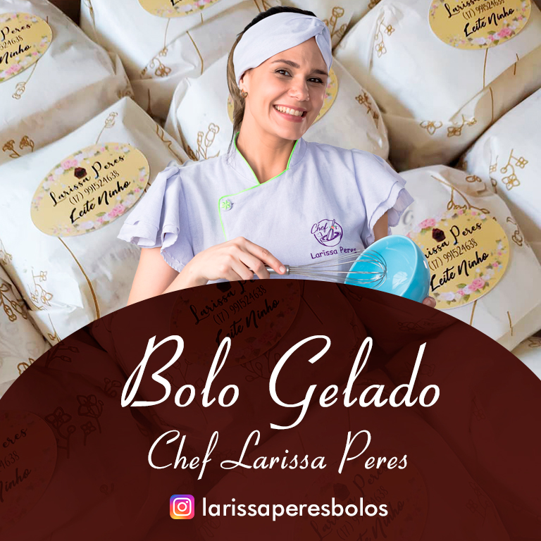 Ebook Bolo Gelado - Chef Larissa Peres. - Guilherme xadinha | Hotmart
