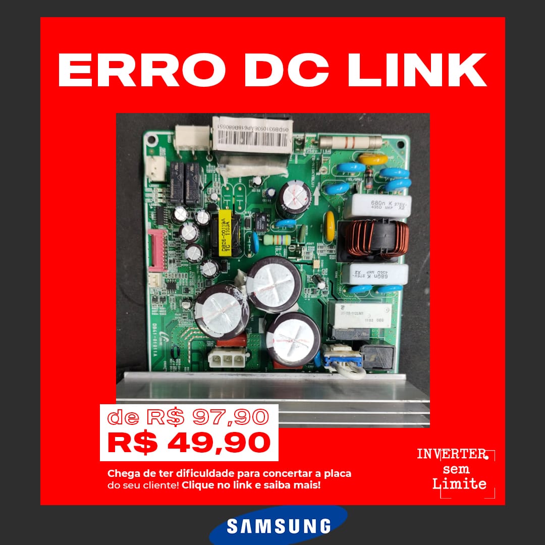 ERRO DC Link Samsung - inverter sem limite #Aprenda Fazendo # | Ho...