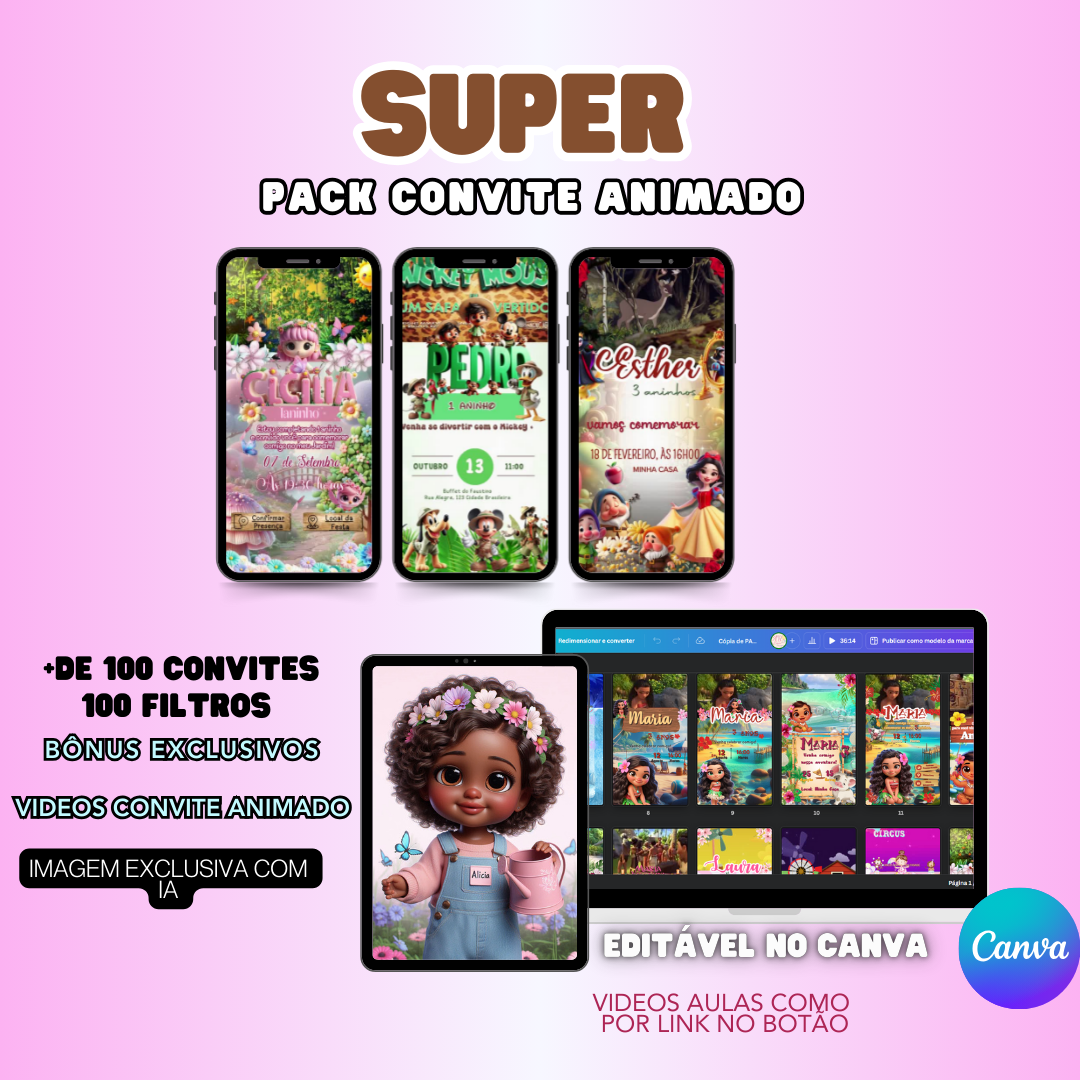 CONVITES ANIMADOS - Vieira Nascimento | Hotmart