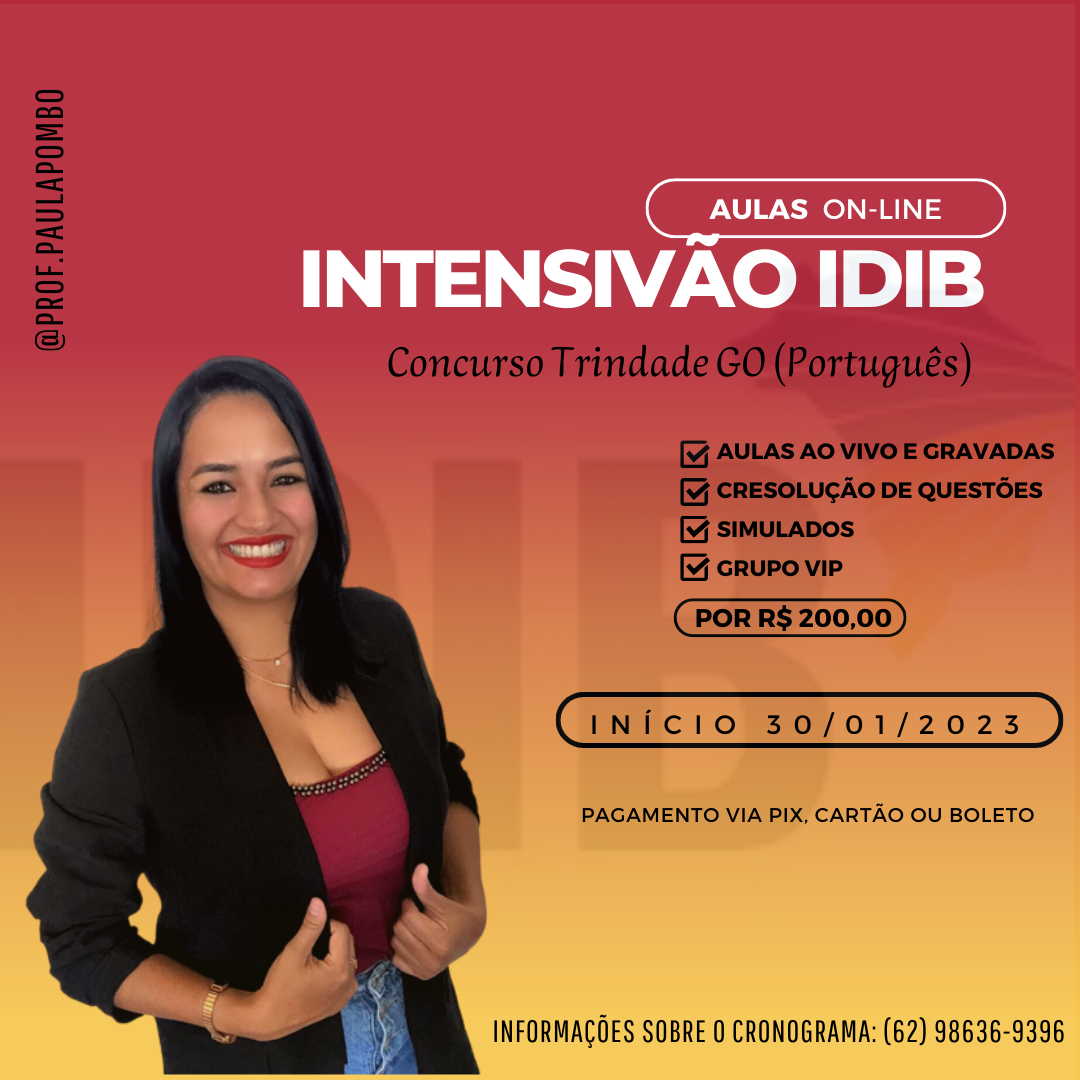 INTENSIVÃO IDIB - PORTUGUÊS