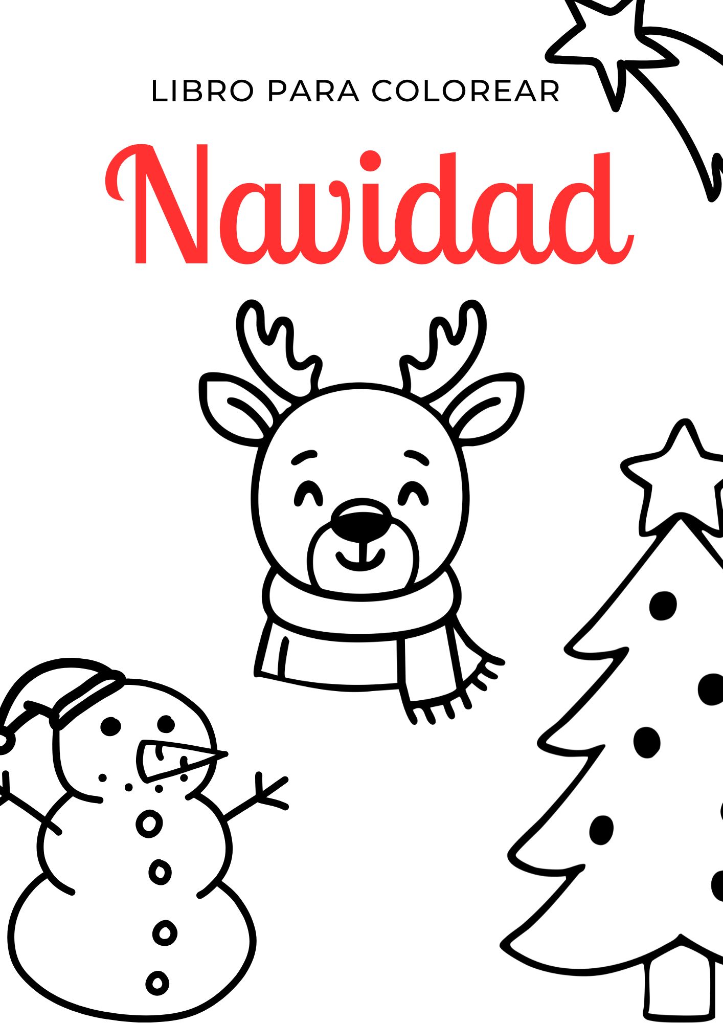 Libro para colorear Navideño - Camila Alejandra Vargas Barbeito | H...