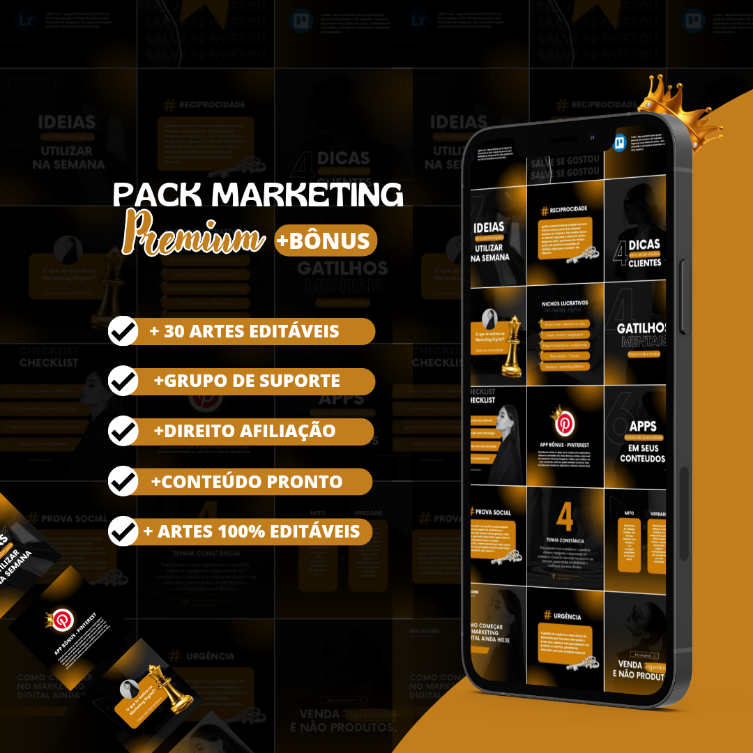 Pack Marketing Premium - Vitória Silva | Hotmart