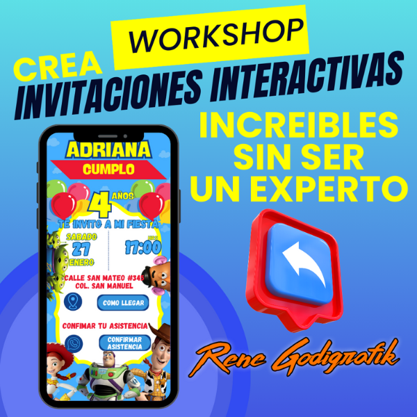 WorkShop Crea Invitaciones Interactivas Increíbles SECRETOS Revelad...