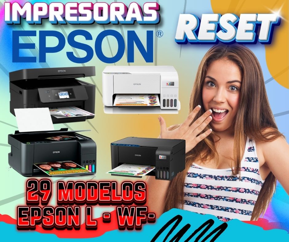 RESET EPSON - 28 Modelos de Impresoras 2023 - Liz Noelia Ojeda | Ho...