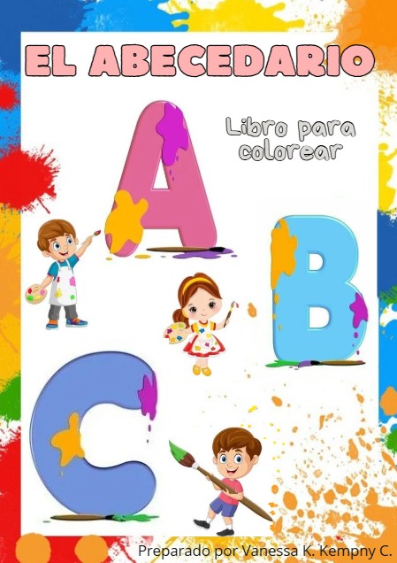 El Abecedario, libro para colorear infantil. | Hotmart