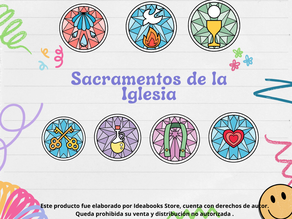Los Sacramentos Explicados Fácil: guía visual con mapas mentales