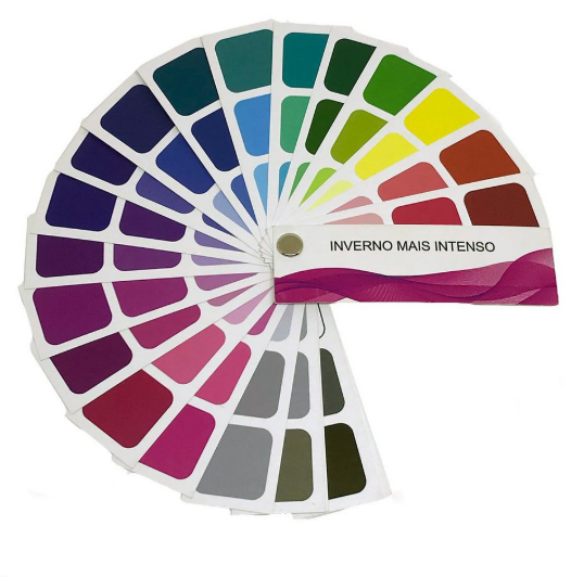 Paleta de cor Inverno Intenso/Brilhante