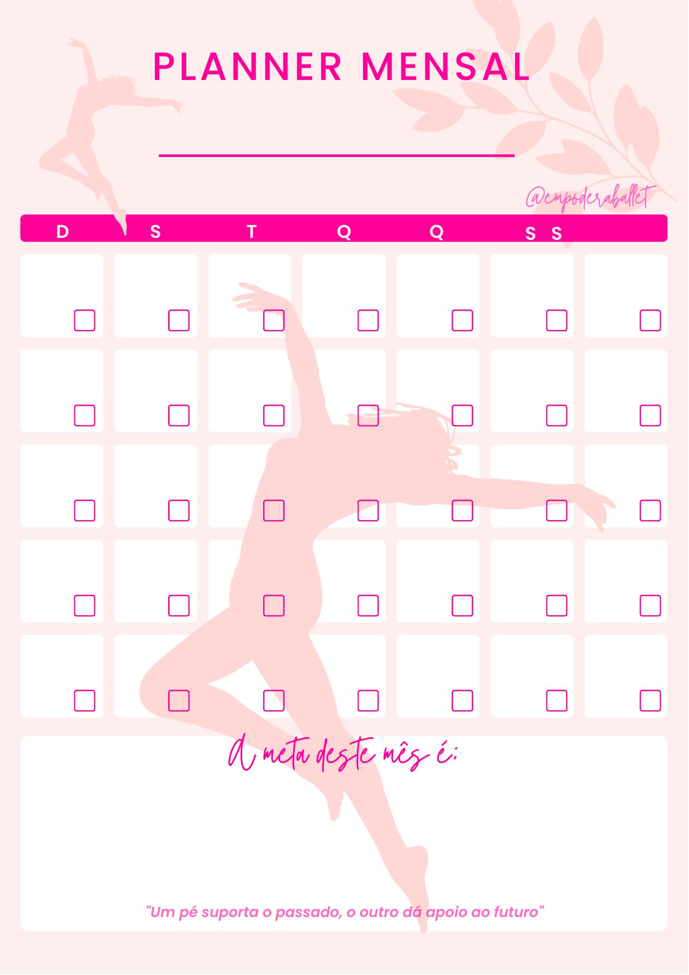 PLANNER ANUAL COMPLETO - Empodera Ballet | Hotmart