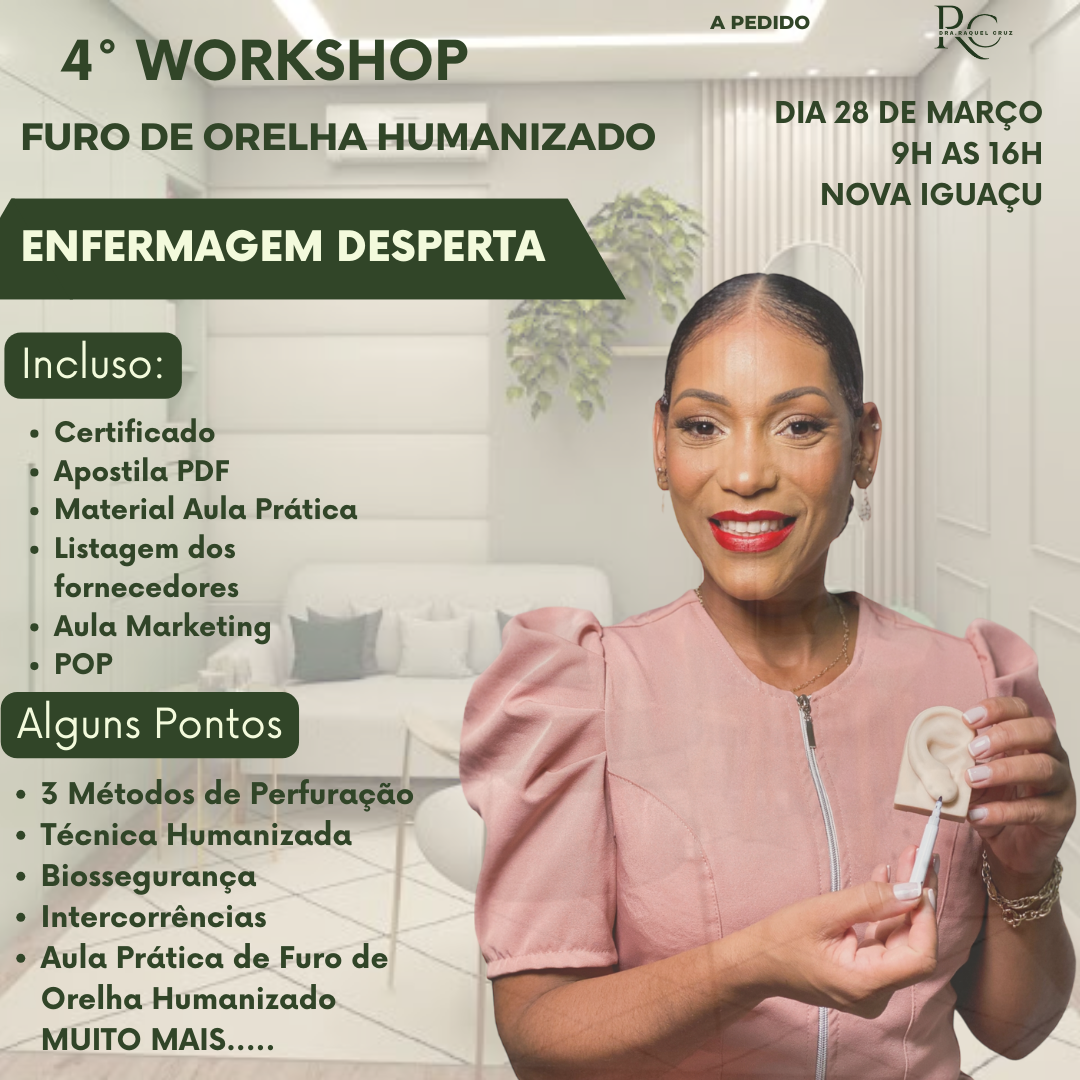 CURSO FURO DE ORELHA HUMANIZADO - Raquel Cruz | Hotmart