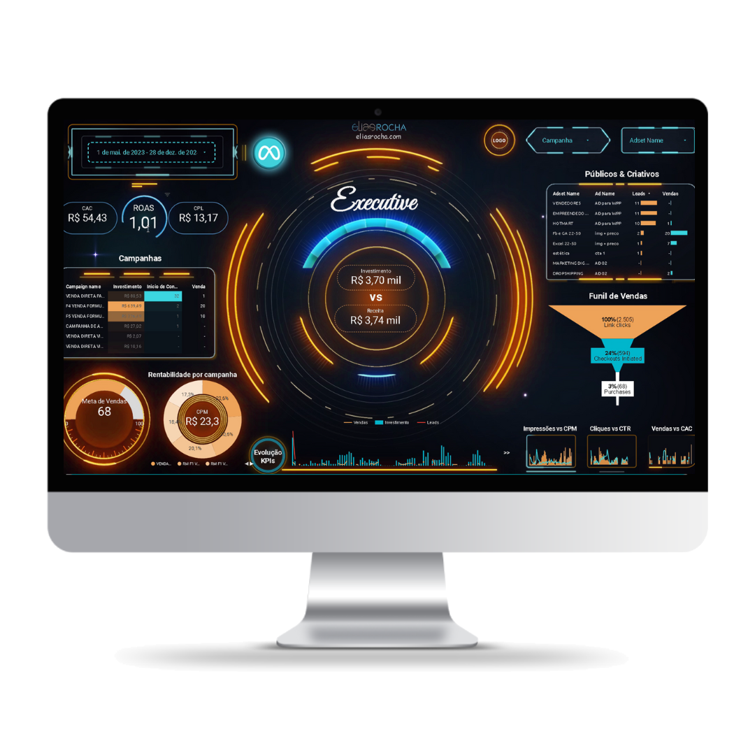 DashX Futurista Meta Ads + Bônus Exclusivos - Elias Rocha | Hotmart