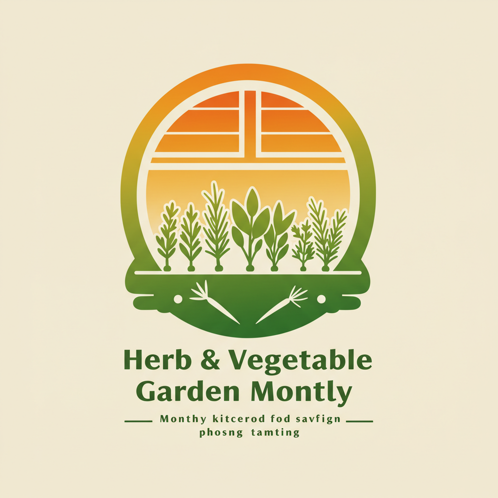 Herb & Vegetable Garden Monthly: Fresh Food from Your Kitchen