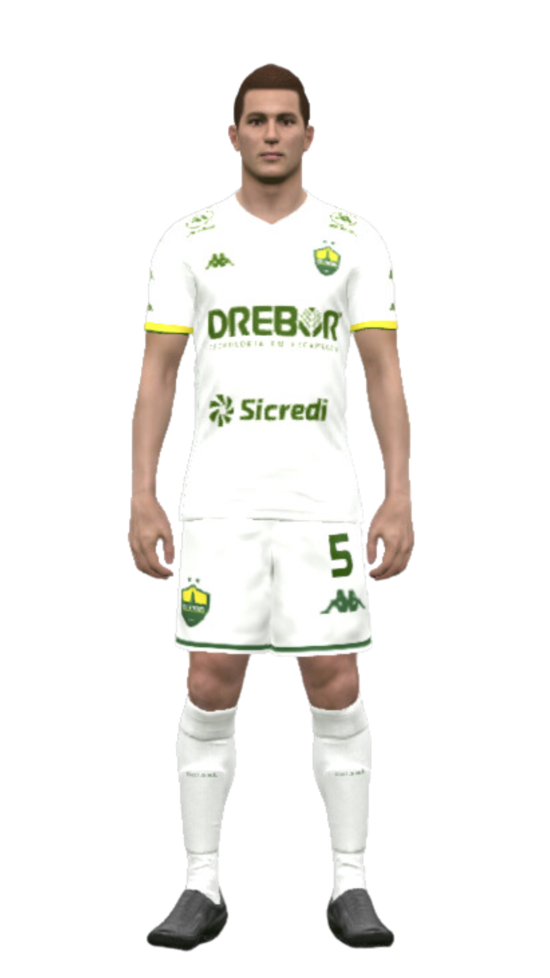 Cuiabá 2024 Kit do uniforme 2 Kappa para PES 2018 Ps3 - Felipe Doug...