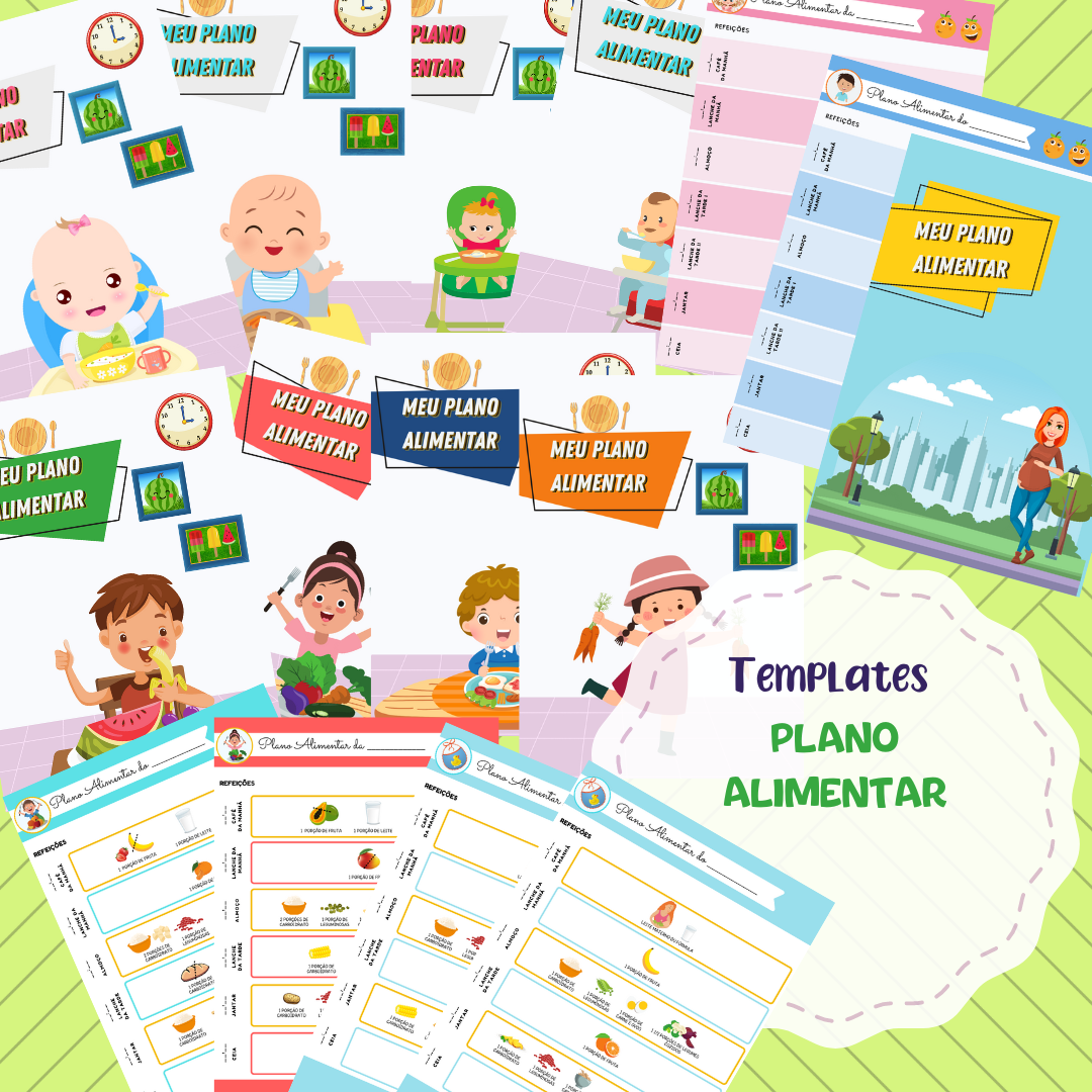 Templates de Planos Alimentares - Nutrição Criativa | Hotmart