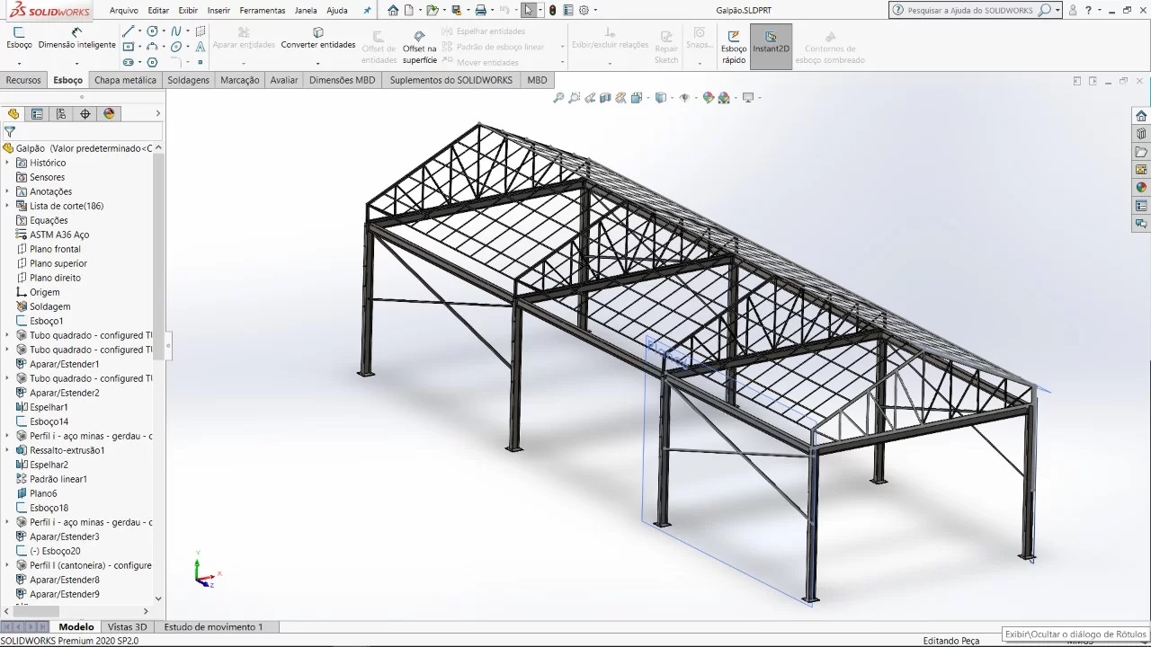 Biblioteca de perfis metálicos solidworks - Rodrigo Souza da Purifi...