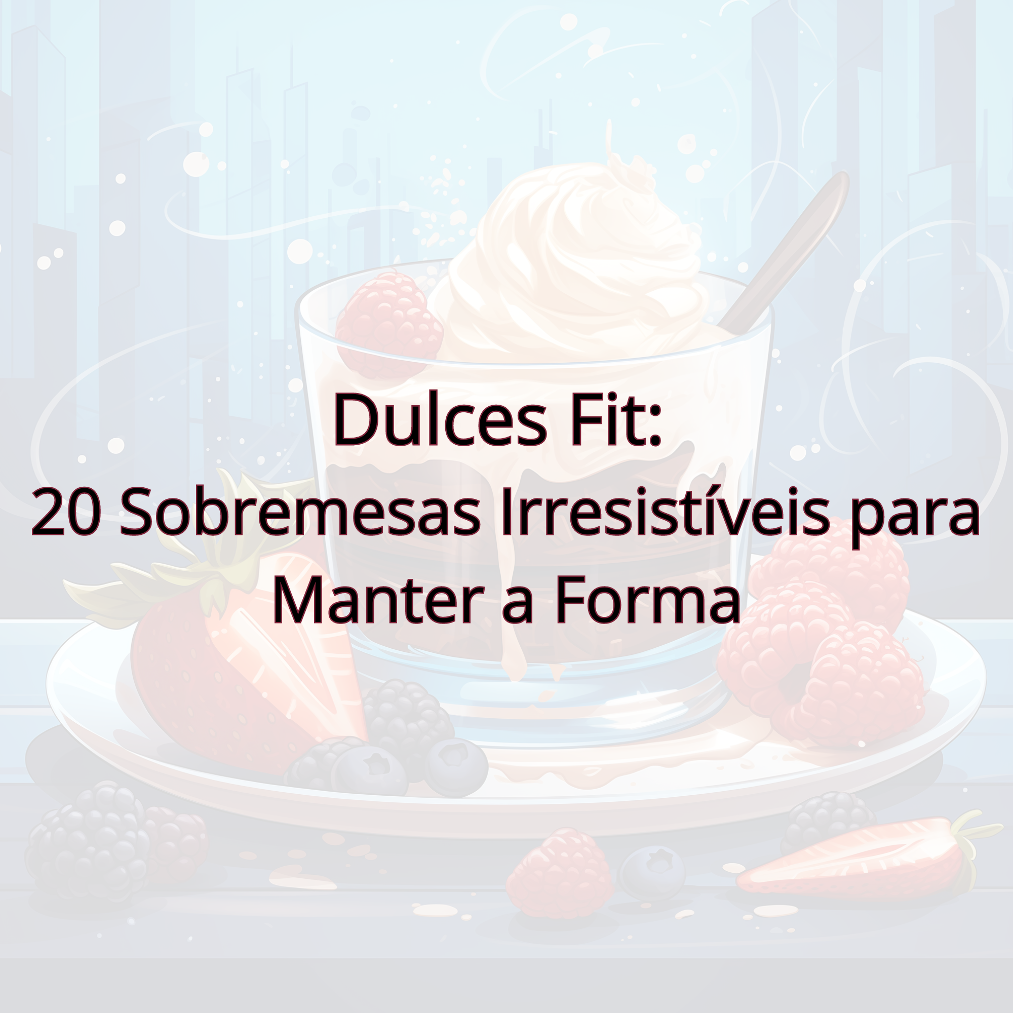 Dulces Fit: 20 Sobremesas Irresistíveis para Manter a Forma