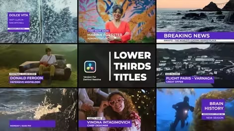 Lower Thirds Titles | DaVinci Resolve - TIMELINE TURBO | Hotmart