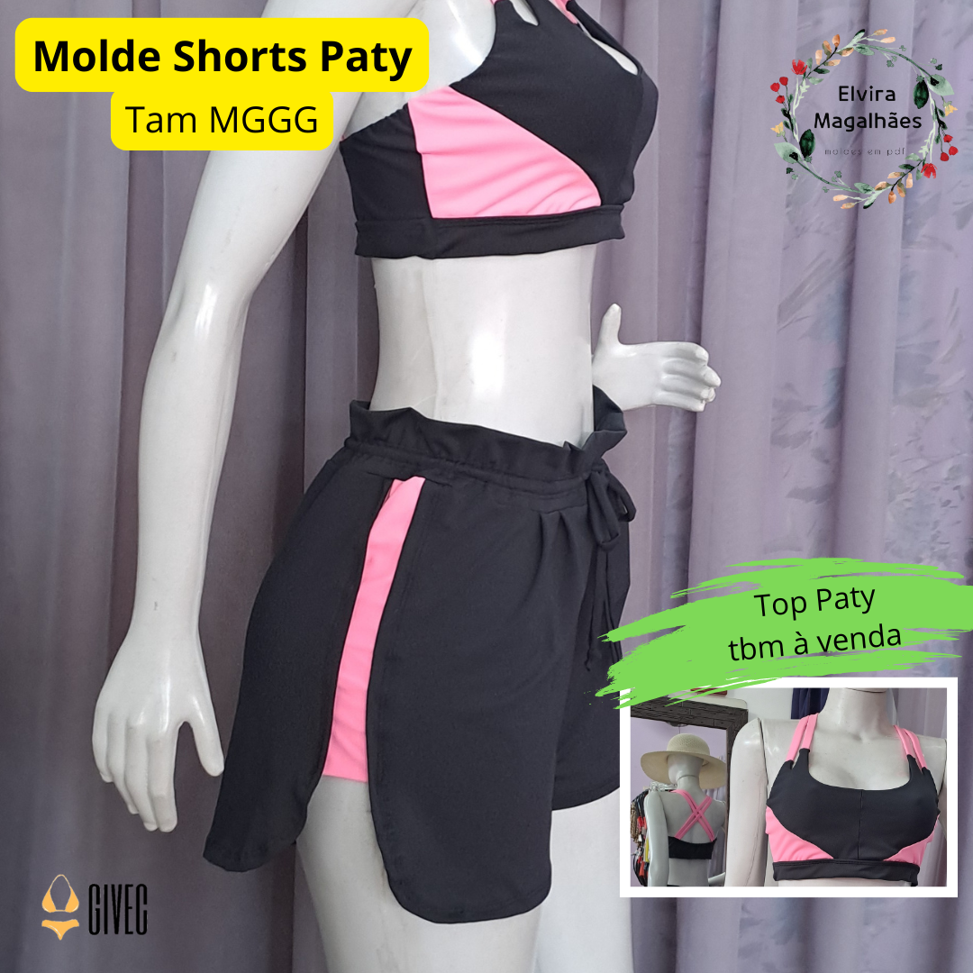 Molde Paty Shorts Academia - Gisele iachel | Hotmart