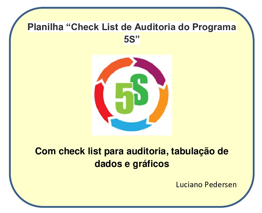 Planilha Check List para Auditoria do Programa 5S - Luciano Pederse...