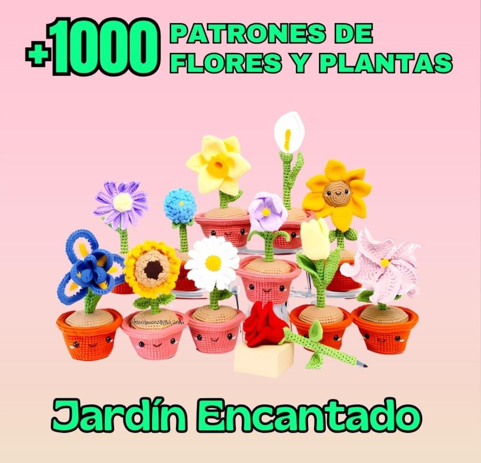 +1000 Patrones Mágicos se Flores y Plantas 🌹 - Hotmart | Hotmart