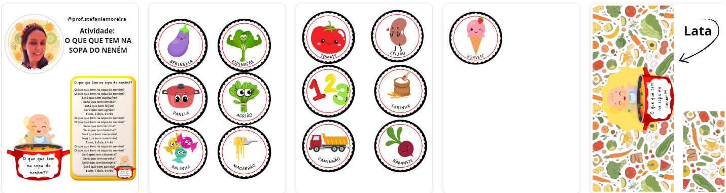 O que que tem na sopa do neném?? (Atividade musical) - Professora S...