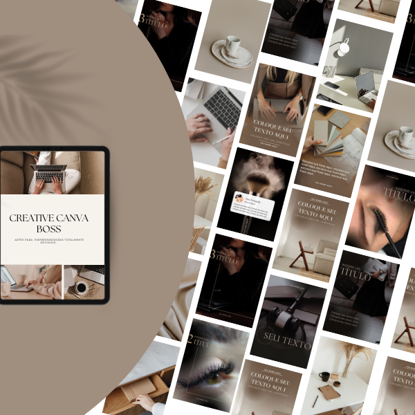 Feed Creative Canva Boss - Monique sabino | Hotmart