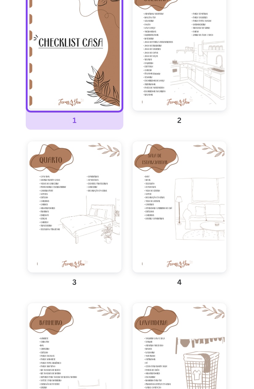 CHECKLIST CASA NOVA - Forms 4 You | Hotmart