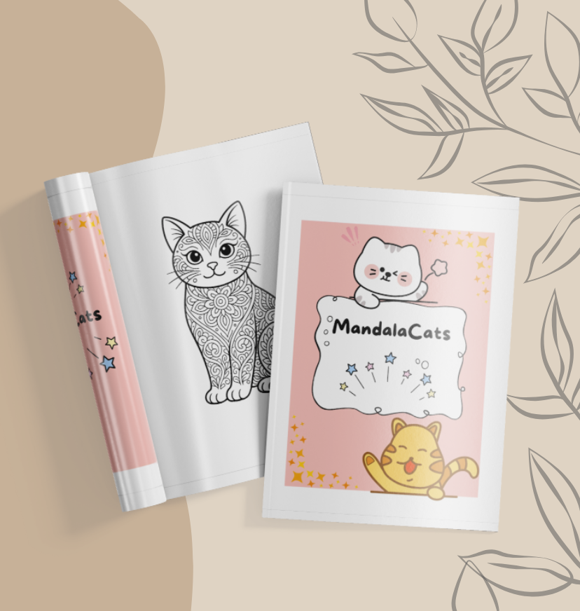 Gatitos Zen – Mandalas para Colorear y Relajarse - ENTRE TINTAS