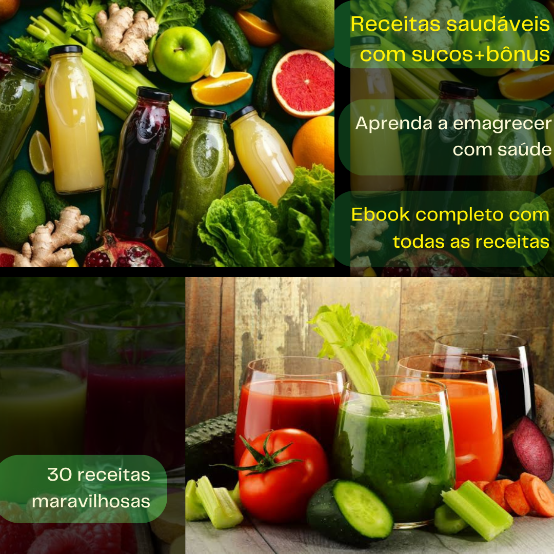 30 Receitas Detox Para Emagrecer Bônus Receitas Para Emegarecer Hotmart