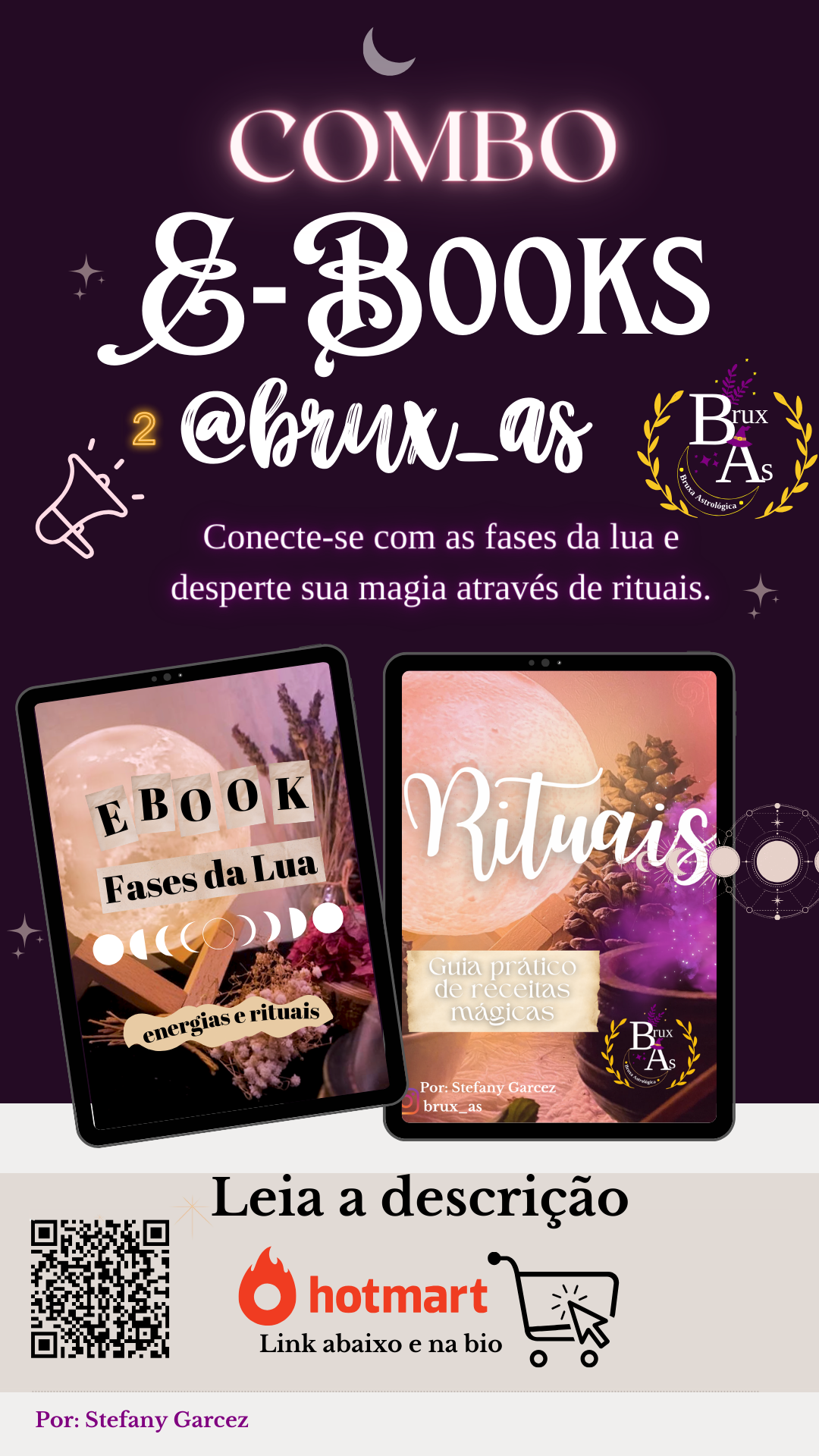 Combo: Fases da Lua e Rituais - Stefany Garcez Vieira | Hotmart